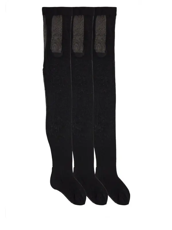 Dolce & Gabbana Tripack Tights - Black