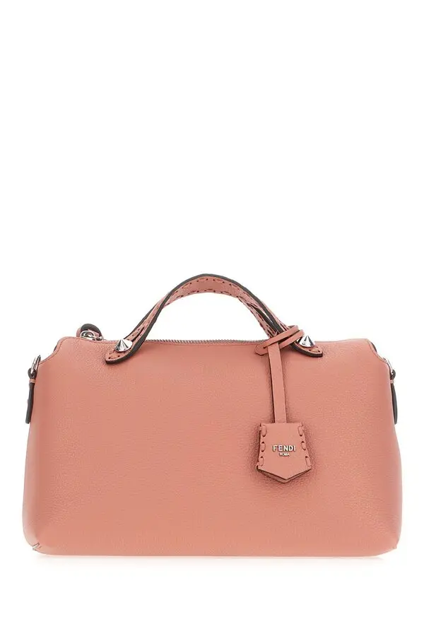 Fendi Textured Top Handle Bag