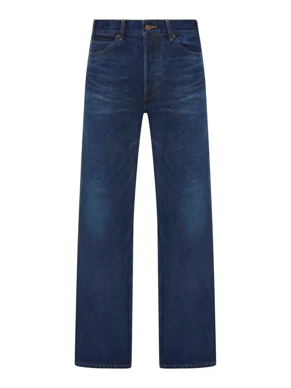 Celine Royal Indigo Low-rise Jeans - Multicolor