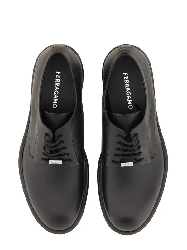 FERRAGAMO Derby Shoes With Ornament