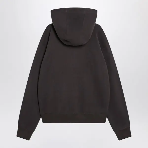 Saint Laurent Cotton Hoodie With Logo Embroidery