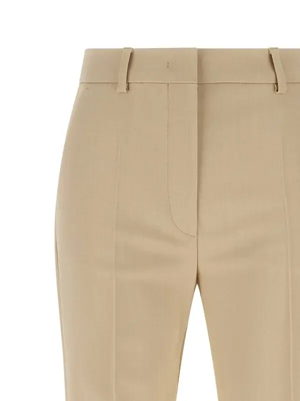 Sportmax Fetta Cigarette Trousers - Cream