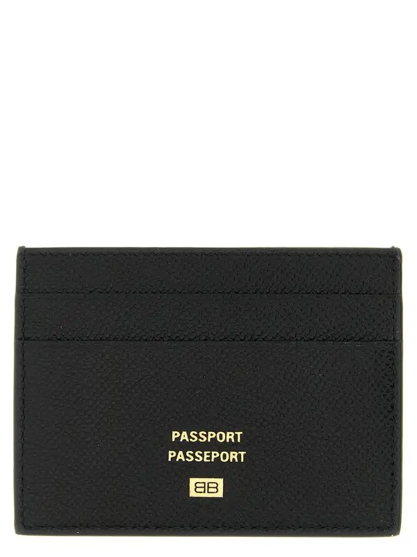 Balenciaga Passport' Card Holder - Black