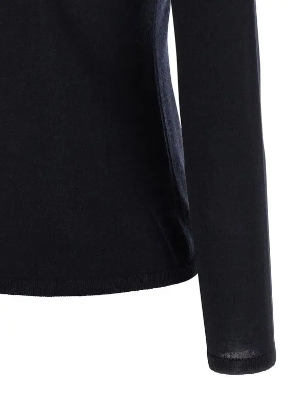 Max Mara Meana Cashmere Turtleneck - Blue