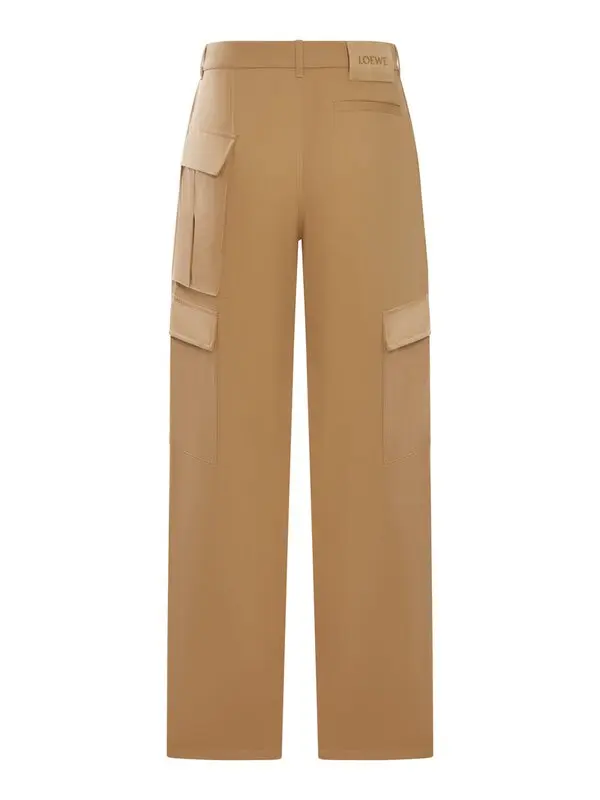 Loewe Cargo Trousers In Beige