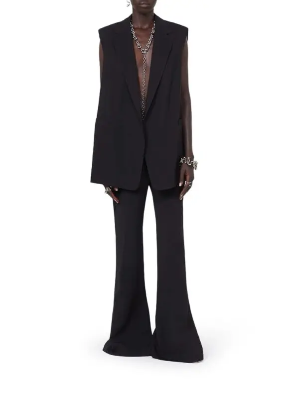 Sportmax Oversized Vest In Washed Viscose