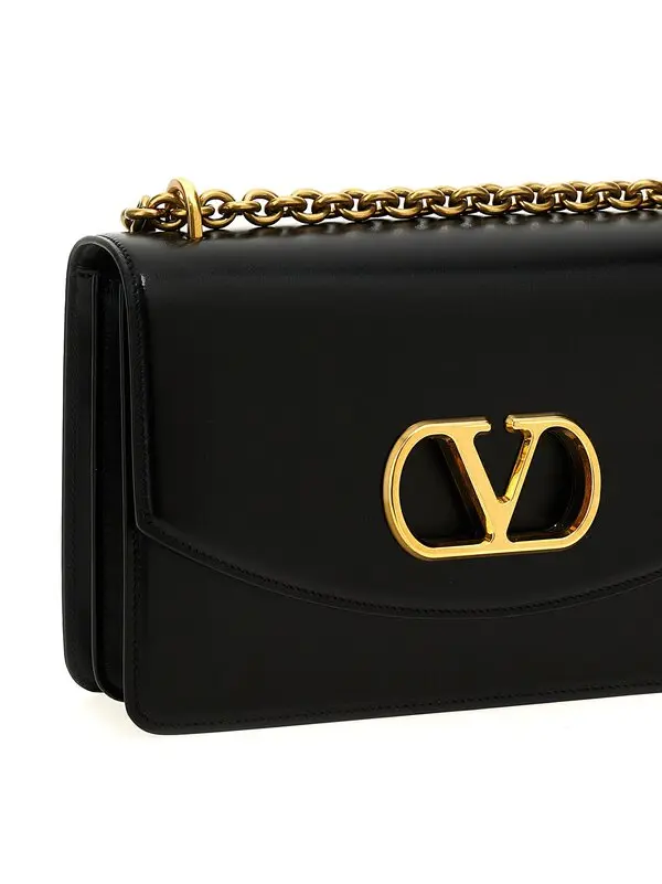 Valentino Garavani Vain' Shoulder Bag - Black
