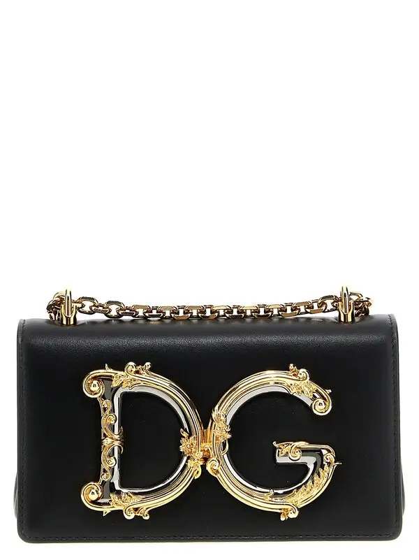 Dolce & Gabbana Dg Girl' Mini Crossbody Bag - Black