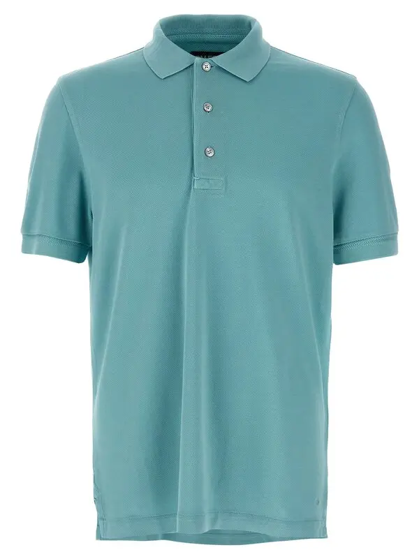 TOM FORD Piqué Polo Shirt - Blue
