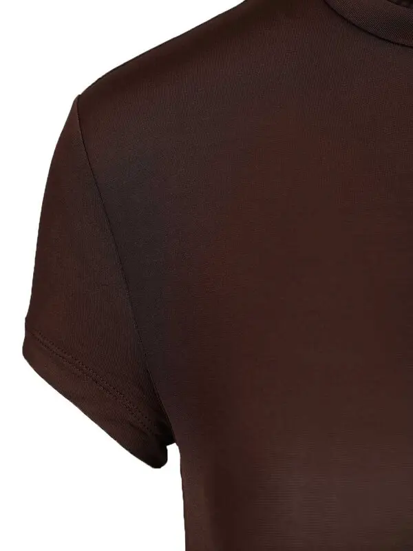 ROTATE BY BIRGER CHRISTENSEN Draped Mini Dress With Rosette Detail