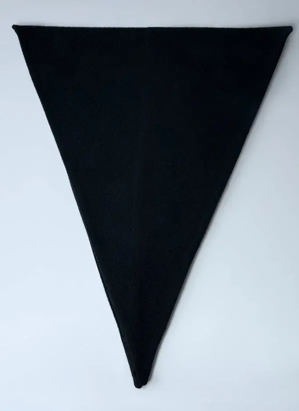 RIER Losange Mini Scarf - Black