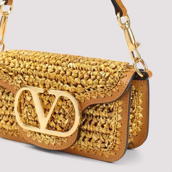Valentino Garavani Small Woven Top Handle Shoulder Bag