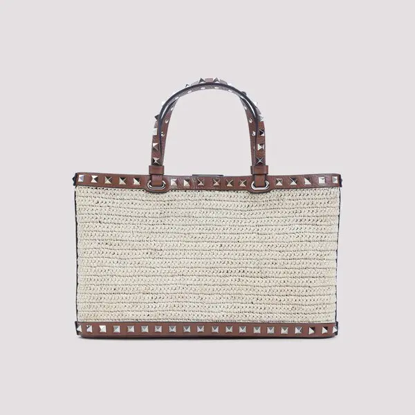 Valentino Garavani Small Raffia Tote Bag