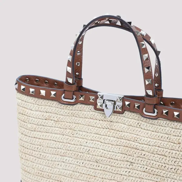 Valentino Garavani Small Raffia Tote Bag
