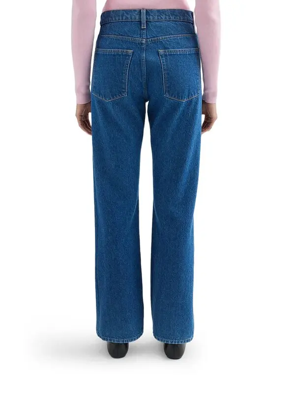 JIL SANDER Mid-rise Flare Jeans In Medium Denim - Multicolor
