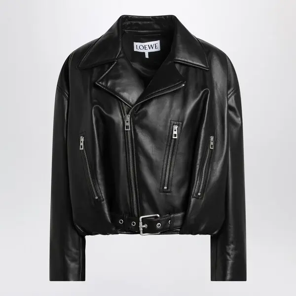 Loewe Lambskin Leather Biker Jacket