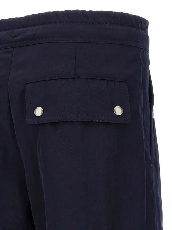 Dries Van Noten Prima Wide Leg Water-repellent Nylon Pants
