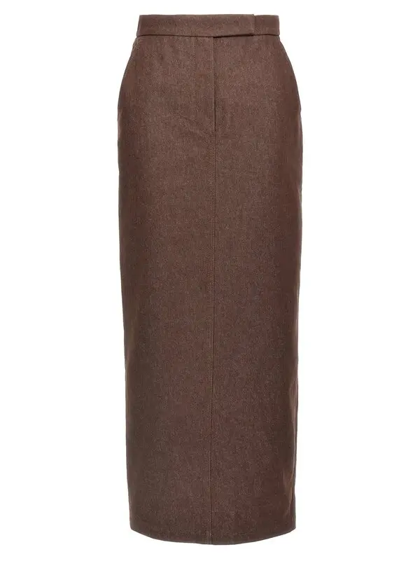 Max Mara Pianosa Skirt - Brown