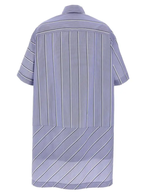 JW Anderson Patchwork Striped Dress - Multicolor