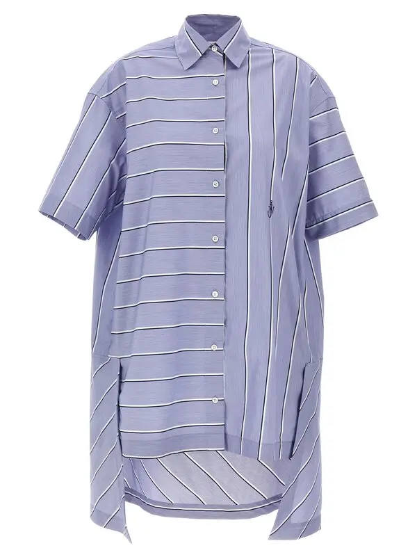 JW Anderson Patchwork Striped Dress - Multicolor