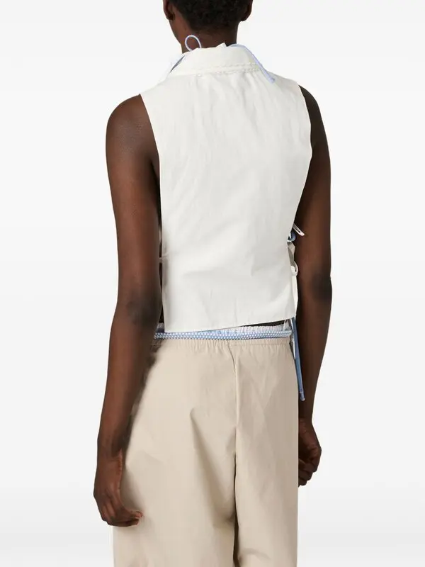 Miu Miu Cotton Geometric Print Shirt