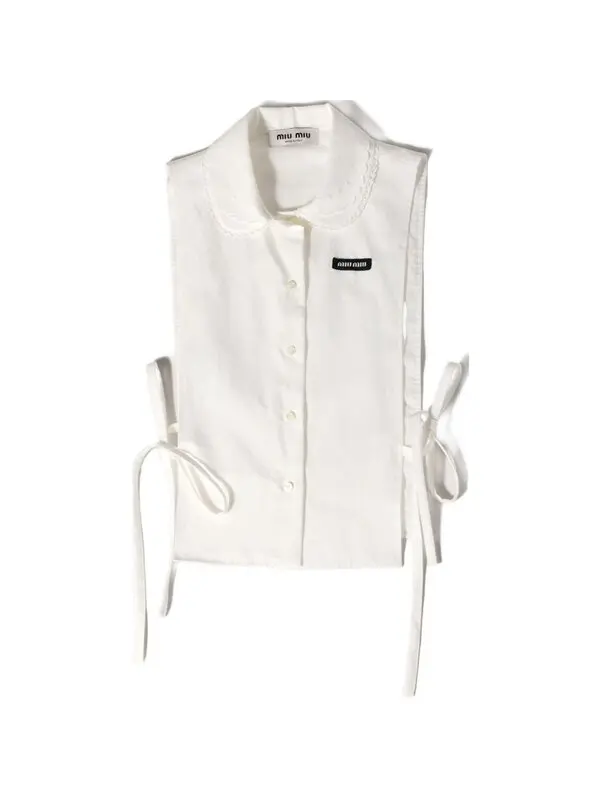Miu Miu Cotton Geometric Print Shirt - Multicolor