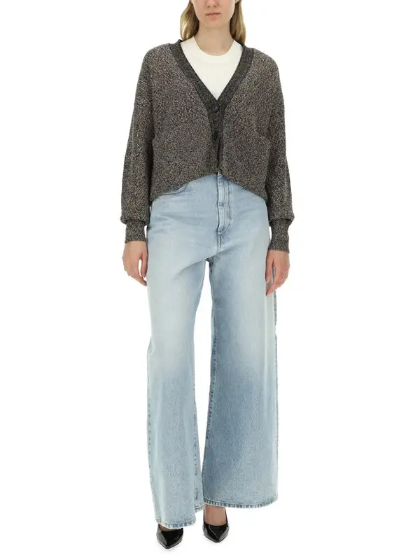 Sportmax Pool Maxi" Cardigan - Gray