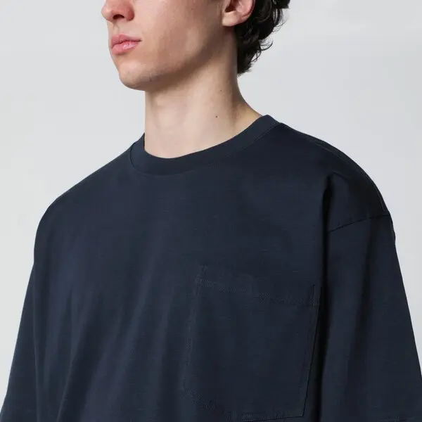 Dries Van Noten Navy Cotton T-shirt - Blue