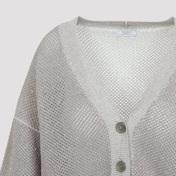 Peserico V-neck Knit Cardigan