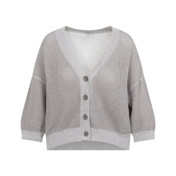 Peserico V-neck Knit Cardigan - Multicolor