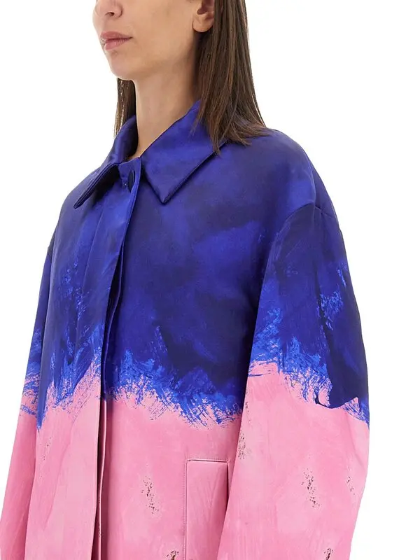Dries Van Noten Oversize Coat - Multicolor