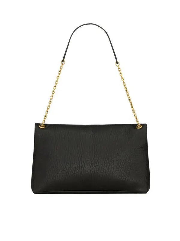 Saint Laurent Cassandra Clutch Bag With Chain In Lambskin