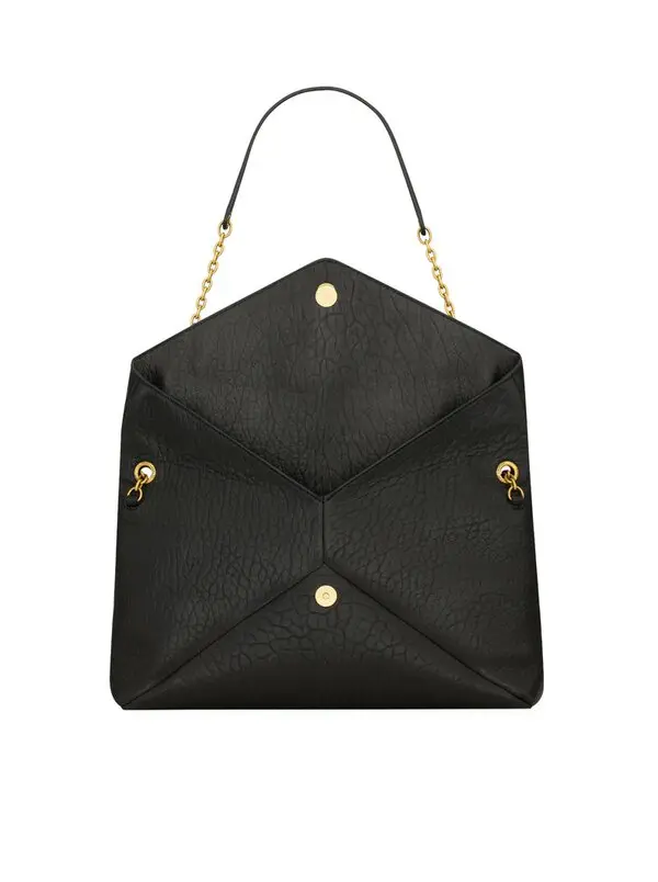 Saint Laurent Cassandra Clutch Bag With Chain In Lambskin