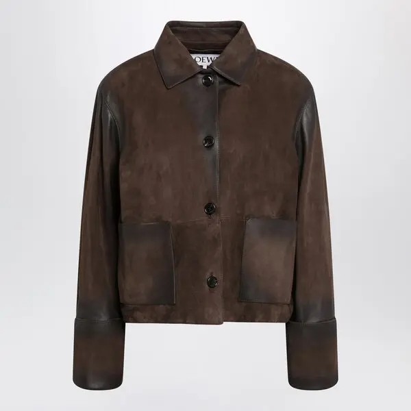 Loewe Lamb Nappa Jacket With Faded Effect