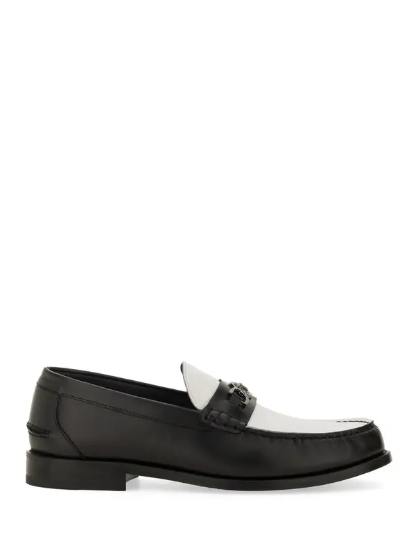 Versace Moccasin Medusa 95 Loafers - White