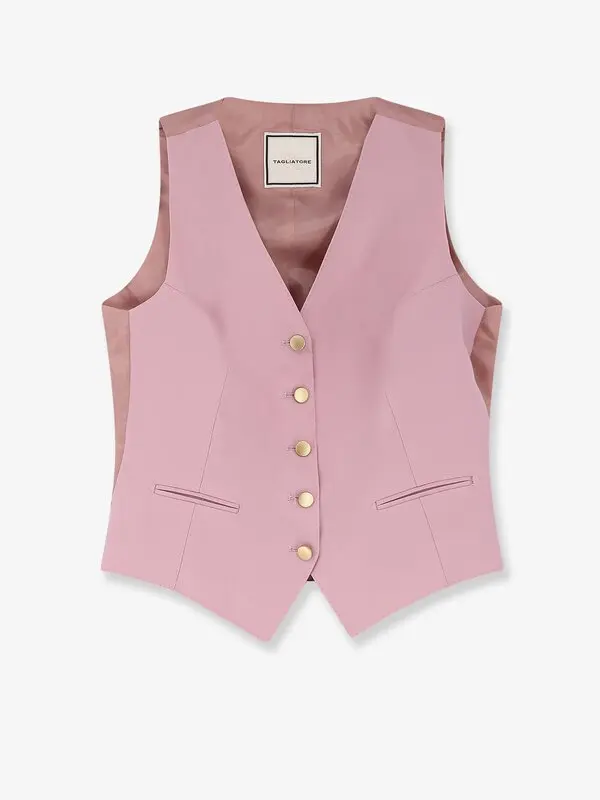 Tagliatore V-neck Virgin Wool Vest
