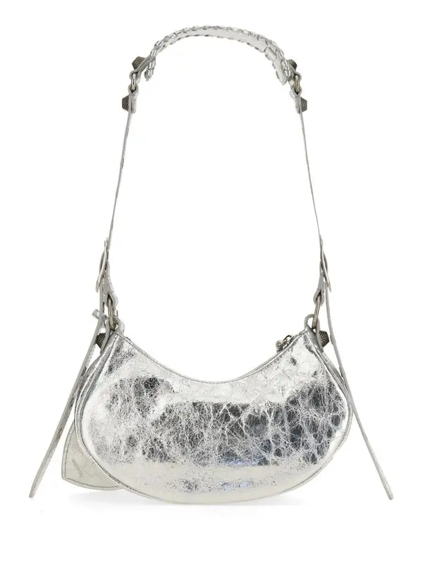 Balenciaga Le Cagole Xs Shoulder Bag - Silver
