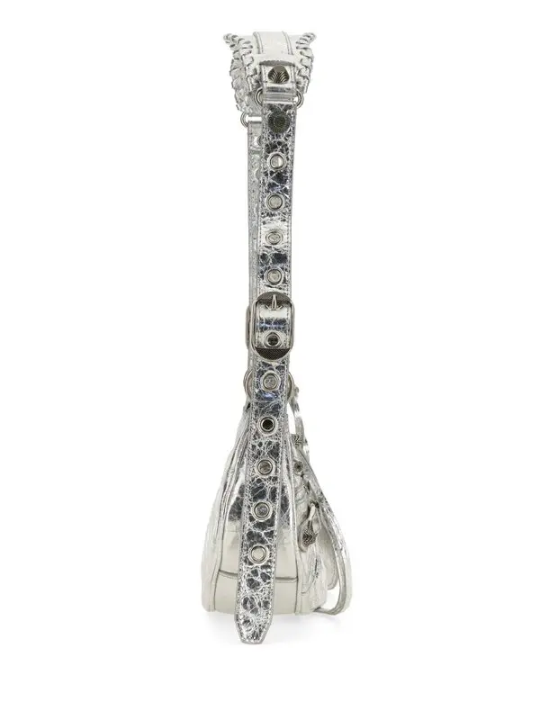 Balenciaga Le Cagole Xs Shoulder Bag - Silver