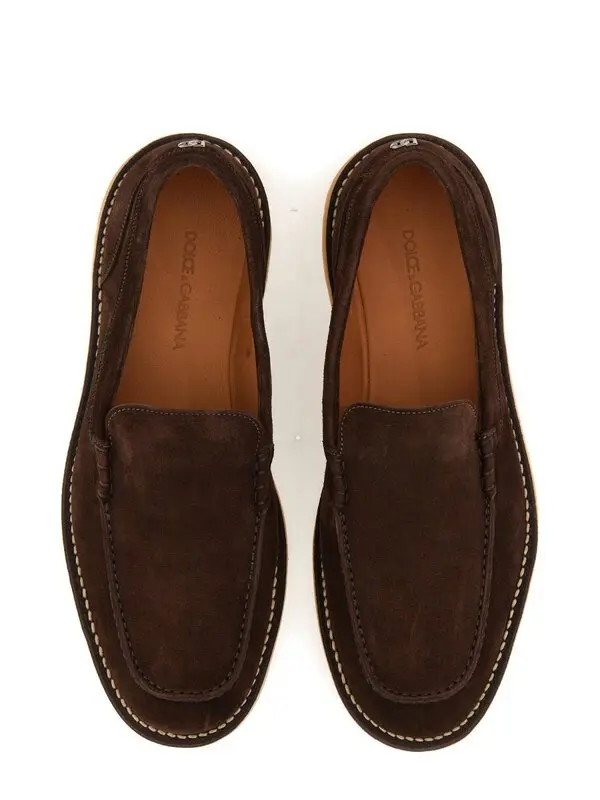 Dolce & Gabbana Suede Loafers - Multicolor