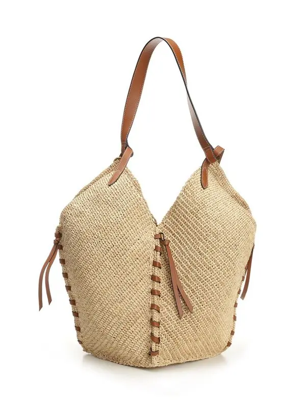 Isabel Marant Étoile Losange Large Shoulder Bag - Cream