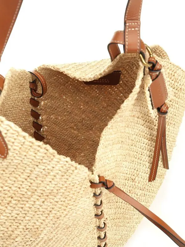 Isabel Marant Étoile Losange Large Shoulder Bag - Cream