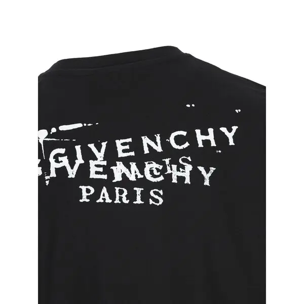 Givenchy Stamp-print Cotton T-shirt - Black