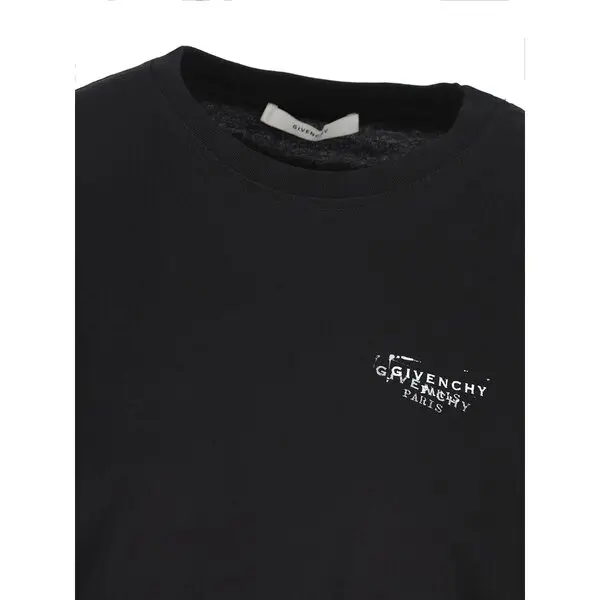 Givenchy Stamp-print Cotton T-shirt - Black