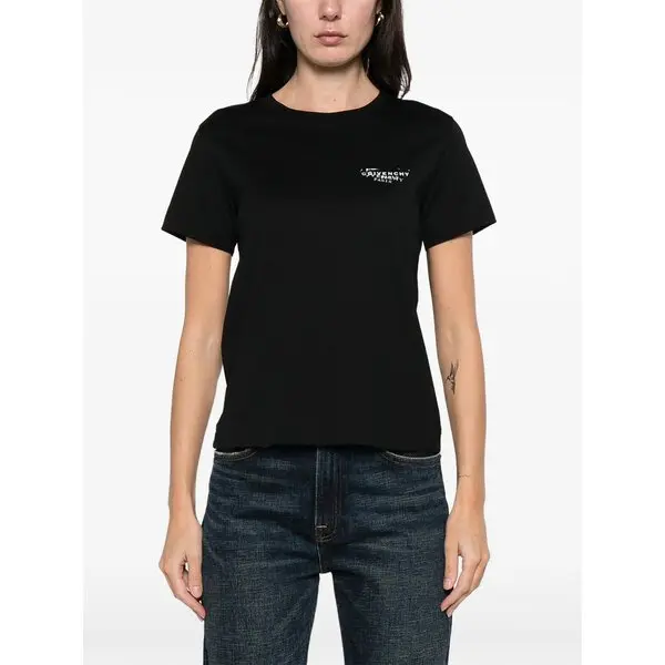 Givenchy Stamp-print Cotton T-shirt - Black