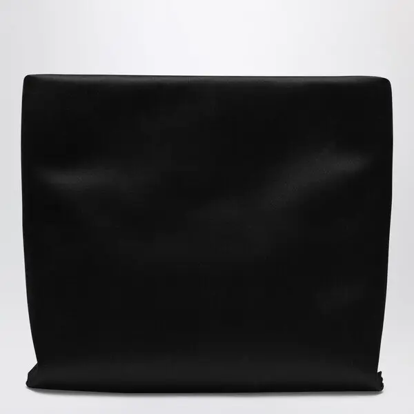ROGER VIVIER Trompette Clutch In Satin - Black
