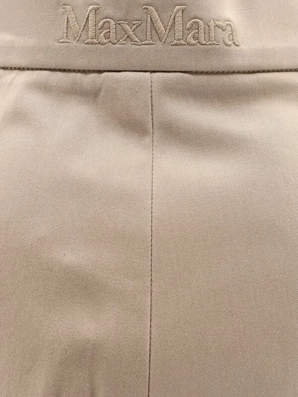 Max Mara Tabacco Stretch Cotton Shorts - Multicolor