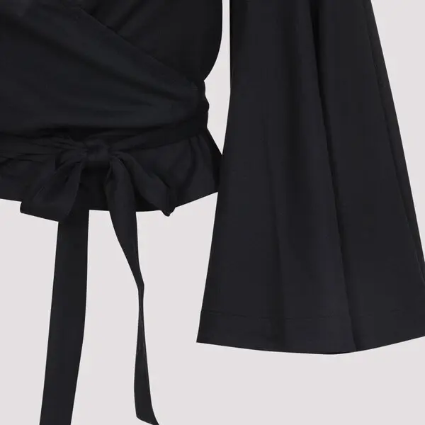 Jacquemus Le Cache Coeur Ventadou Top - Black