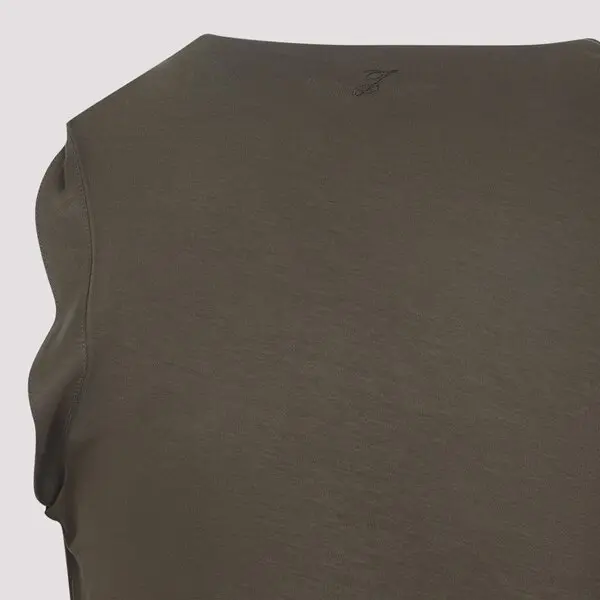 Jacquemus The Drap Asymmetrical Top - Green