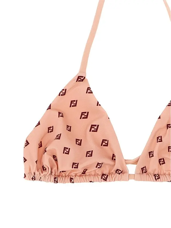 Fendi Micro Patchwork Bikini Top