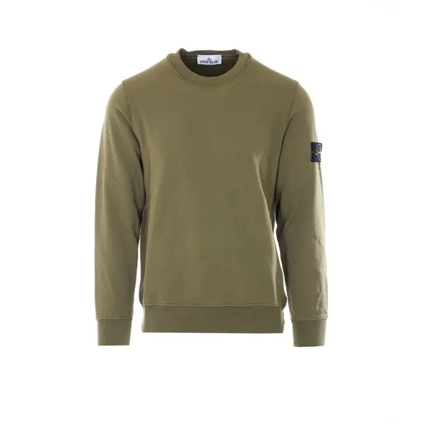 Stone Island Crew Neck Long Sleeve Sweatshirt